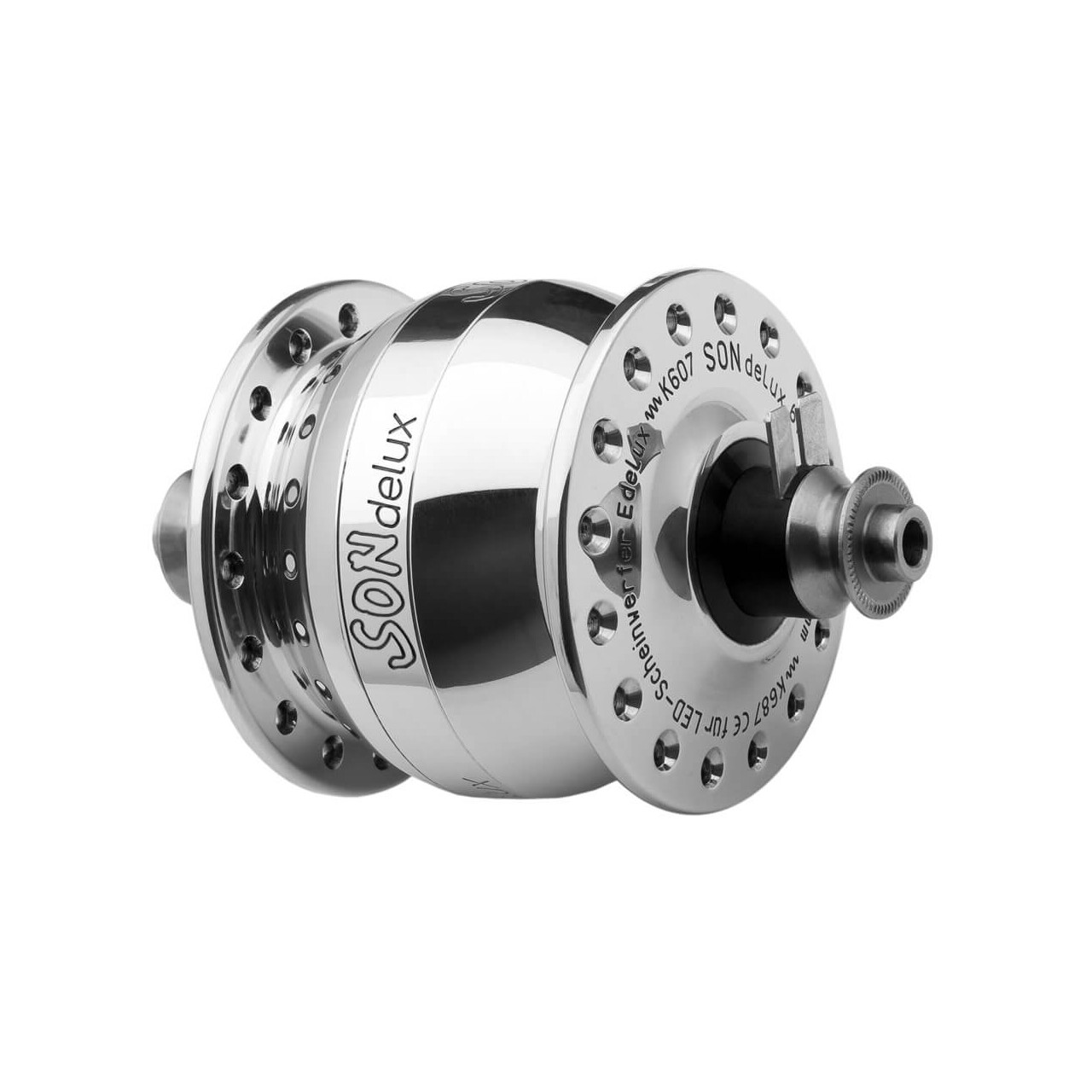 SON - SON delux Nabendynamo für Schnellspannachse / Felgenbremse, 268,90