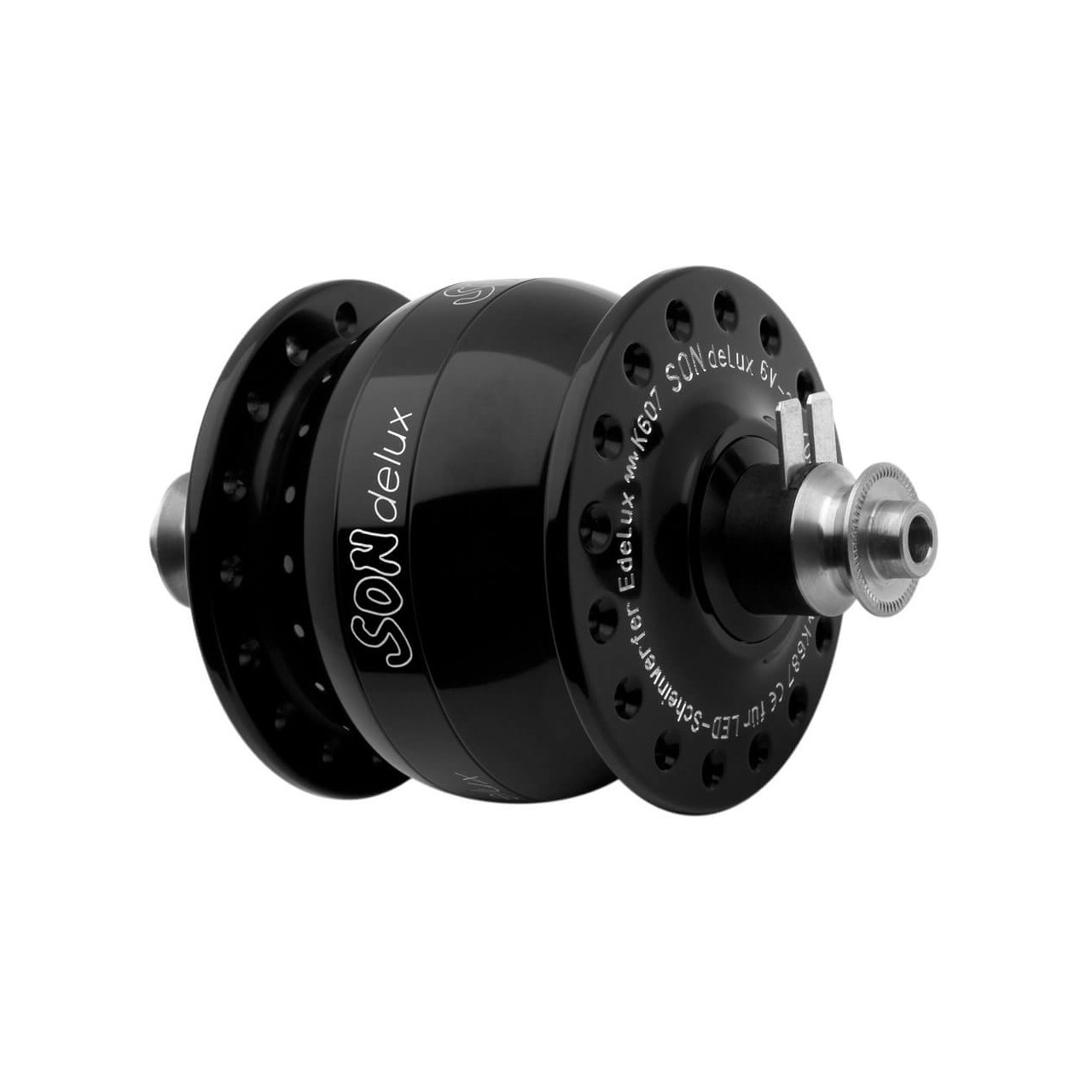 SON - SON delux Nabendynamo für Schnellspannachse / Felgenbremse, 268,90