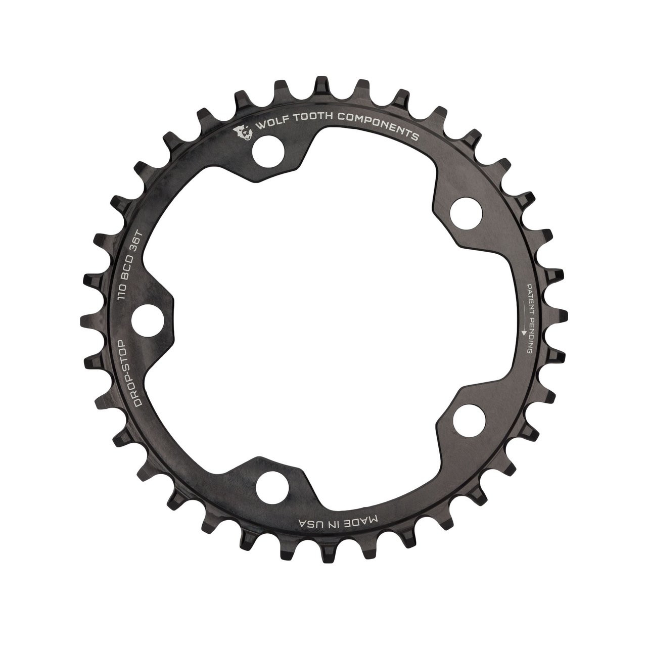 Wolf Tooth - Cyclocross & Road chainring - 110 BCD 46 Tooth, 77,89