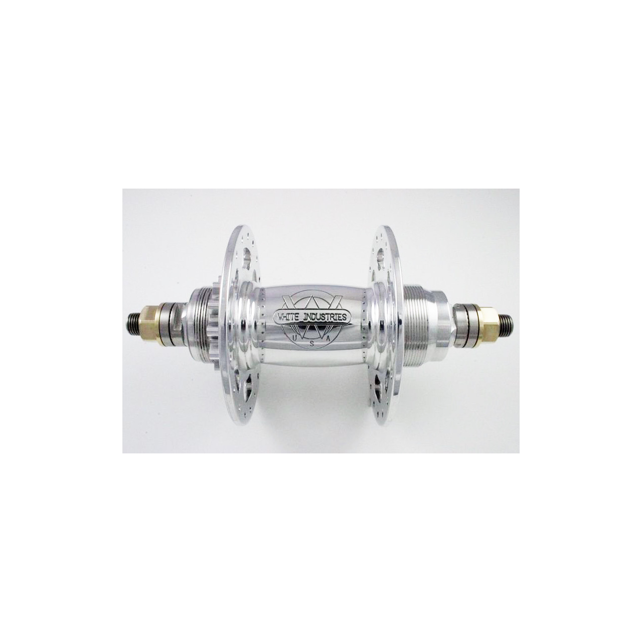 White Industries - Track Hub Rear - SIlver Polished 32 h - fixed/free ...