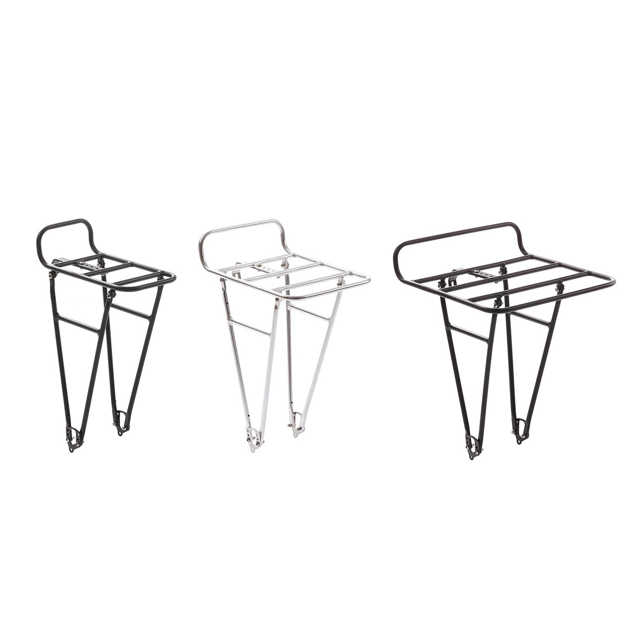 Pelago - Commuter Front Rack - Aluminium matt schwarz L, 98,90