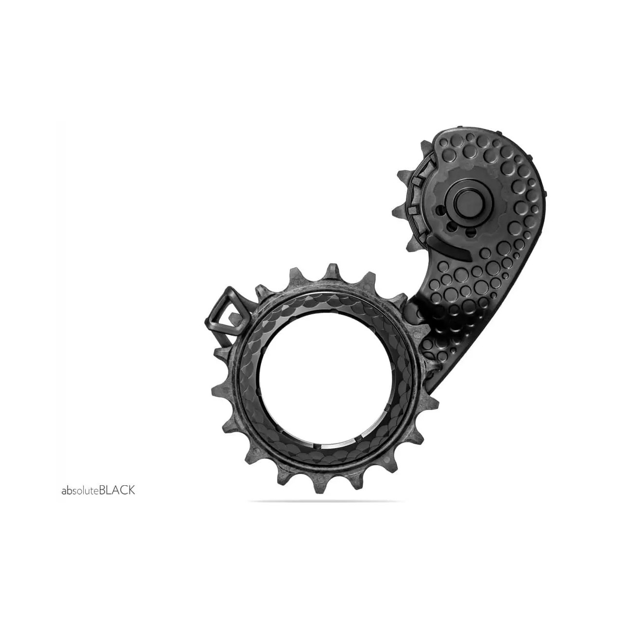 Absolute Black - Hollowcage Carbon Ceramic Oversized Derailleur Pulle ...