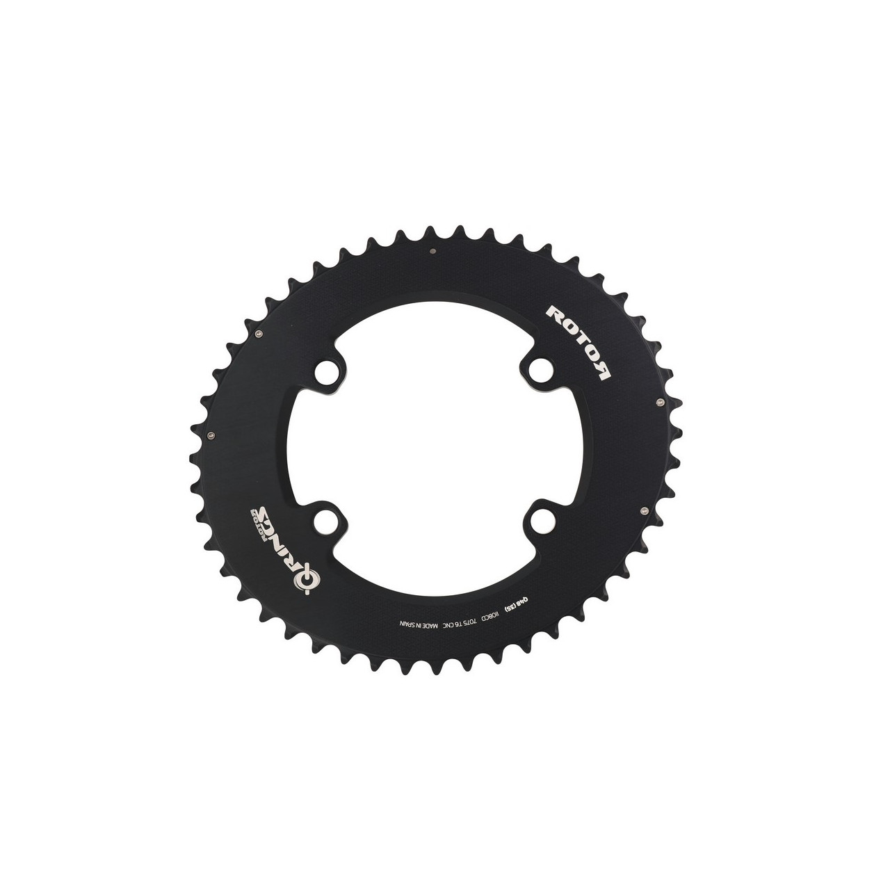 ROTOR - Q-Ring 2x Kettenblatt 4-Arm 4x110 OVAL 12-fach SRAM AXS - Auß ...