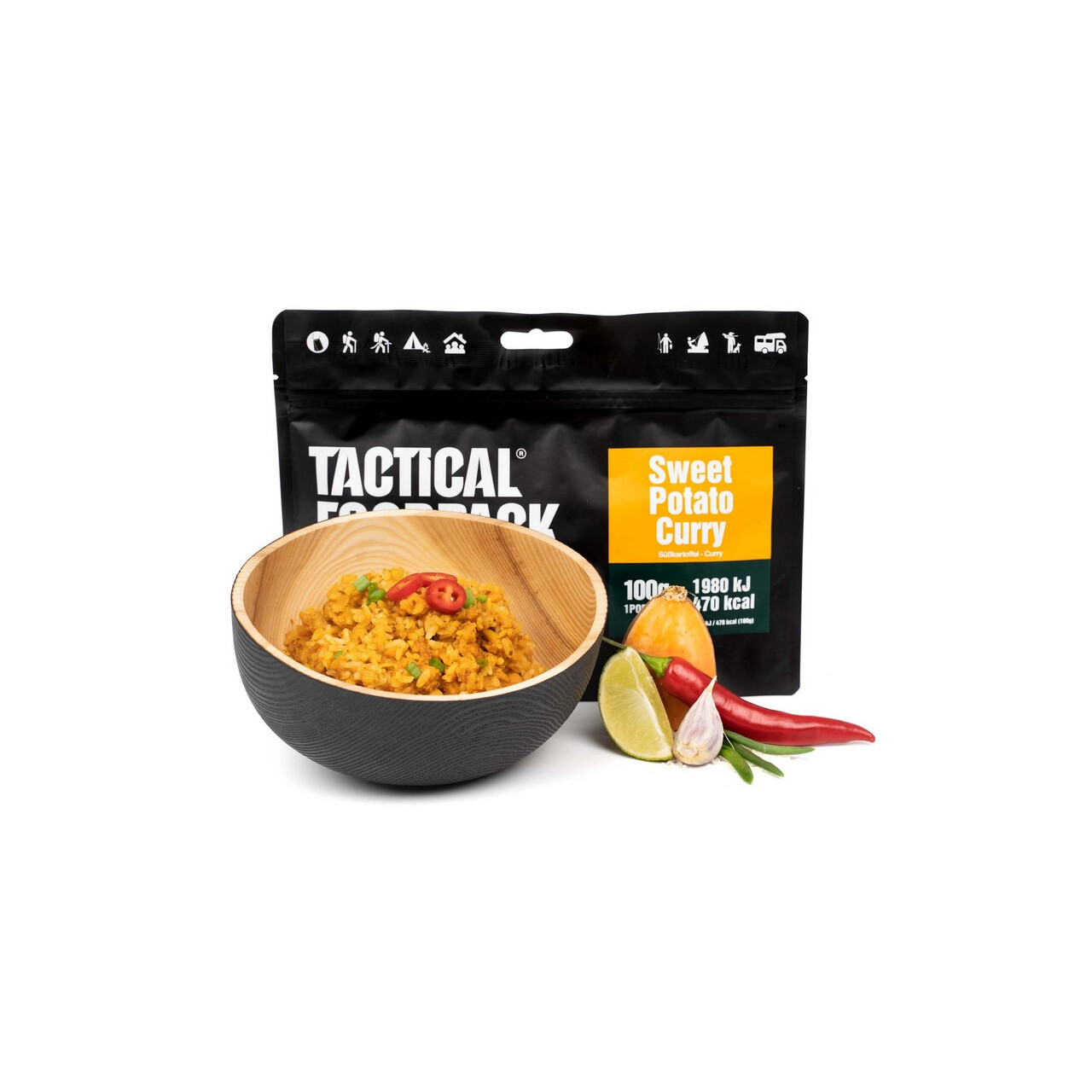 Tactical Foodpack - Sweet Potato Curry 100g, 10,50